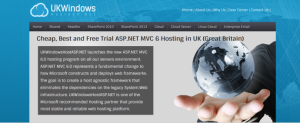 Best Windows Hosting for ASP.NET MVC 6 UK Based – The Best and Cheap ...